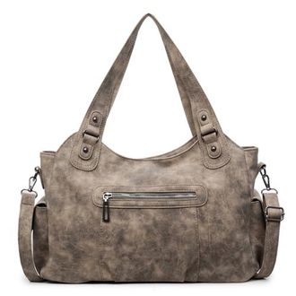 Generic Sac fourre-tout en cuir PU avec bandouli&egrave;re r&eacute;glable pour femmes, grand travail, Shopping