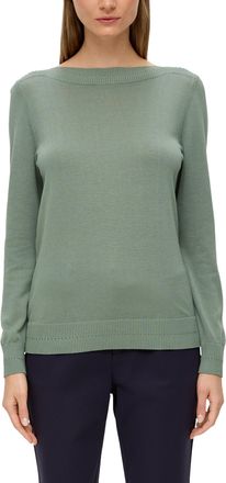 s.Oliver Damen Pullover Langarm Green 36