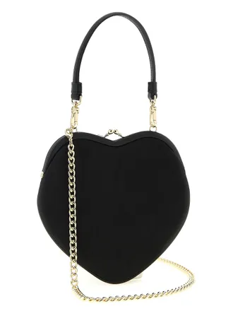 Vivienne Westwood Womens Belle Top Handle Bag Black Viscose