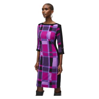 Joseph Ribkoff Femme, Robes, Multicolore, Taille: 46 FR Geometric Mini Pencil Dress