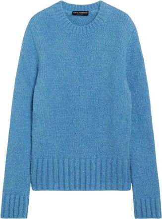 Dolce & Gabbana Pull Boucl&eacute; - Homme - Pulls - Bleu - Taille: M