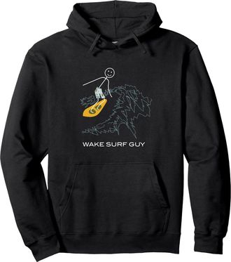 Whyitsme Design Lustiger Herren Wake Surf Guy Boys Wake Surfen Pullover Hoodie