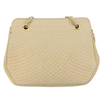 Bally unisex, Pre-owned, Beige, Taille: ONE Size Sac bandouli&egrave;re vintage Pre-owned &agrave; cha&icirc;ne