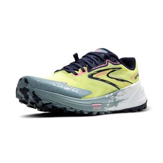 Brooks Damen Catamount 3 Sneaker, Sonniges Limettengr&uuml;n/Peacoat/Zitadelle, 40.5 EU