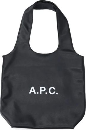A.P.C. Shopper & Totes - Tote Bag With Textured Surface - Gr. unisize - in Schwarz - f&uuml;r Damen