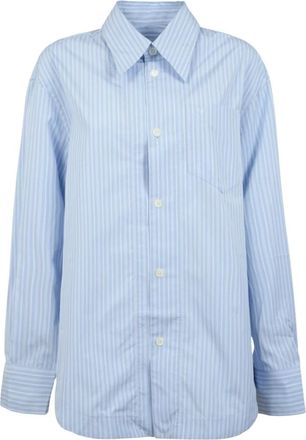 Ami Femme, Blouses et Chemises, Bleu, Taille: 36 FR Camicia a righe Ami de Coeur