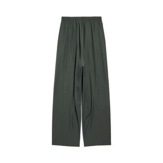 Balenciaga Wide Hosen - - Trousers - Damen - Gr&uuml;n - L