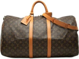 Louis Vuitton Pre-owned Keepall Bandouliere 55 - Femme - Pre-owned - Brun - Taille: ONE Size