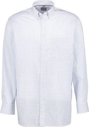 Olymp Herren Hemd blau kariert Comfort Fit