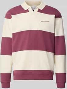 Marc O'Polo Denim Relaxed Fit Troyer aus reiner Baumwolle