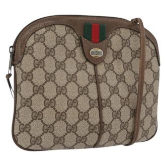 Gucci Sac bandouli&egrave;re en toile Pre-owned - Femme - Pre-owned - Beige - Taille: ONE Size