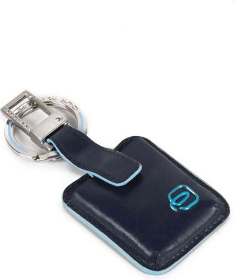 Piquadro unisex, Accessoires, Bleu, Taille: ONE Size Portachiavi Connequ in pelle