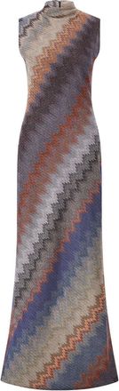Missoni Maxikleid im Zick-Zack-Design