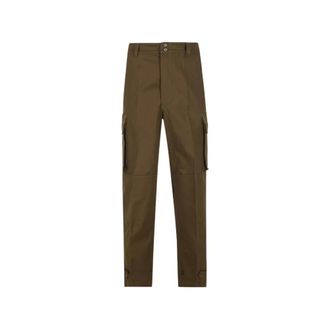 Valentino Garavani Homme, Pantalons, Vert, Taille: L Cargo Pantalons with VLogo Signature