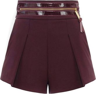 Elisabetta Franchi Pull Col Rond - Rouge