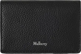 Mulberry Homme, Accessoires, Noir, Taille: ONE Size Small Classic Grain Cardholder