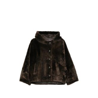 Yves Salomon Hooded Button-fastening Jacket