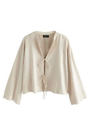 Next Strandshirt Leinentunika zum Dr&uuml;berziehen (1-tlg)