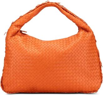 Bottega Veneta sac porté épaule en cui nappa Intrecciato Veneta médium (2011) - Orange