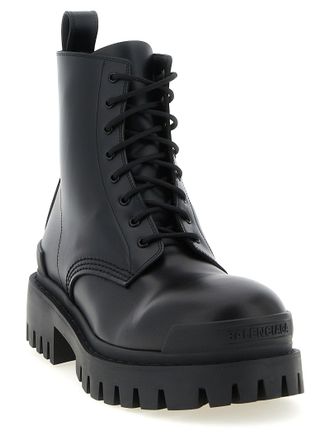 Balenciaga Strike Amphibian Boot - Black