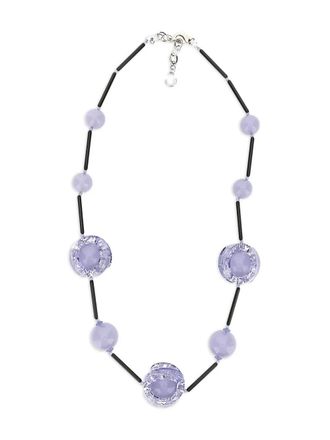 Emporio Armani collier en perles - Violet