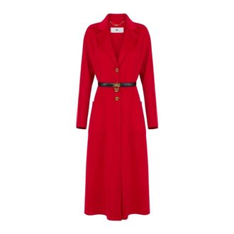Elisabetta Franchi Damen, M&auml;ntel, Rot, XSGr&ouml;&szlig;e