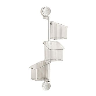 Generic Duschregale Saugnapfbecher - Standardgr&ouml;&szlig;e Wandregal, Haustier und ABS -Material, rotierender Halter mit Entw&auml;sserungsdesign | No-Drill-Lagerung f&uuml;r K