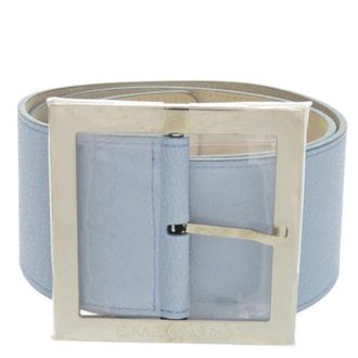 Bulgari Pre-owned Vintage Lederg&uuml;rtel - - Pre-owned - Damen - Blau - ONE SIZE