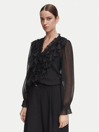 Morgan Bluse 252-CATHY Schwarz Regular Fit