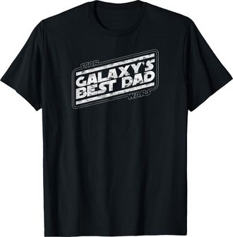 Star Wars Galaxys Best Dad Vater Papa T-Shirt