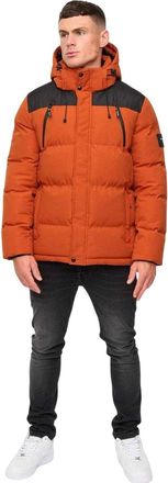 Crosshatch Kapuzenjacke f&uuml;r Herren (Orange)