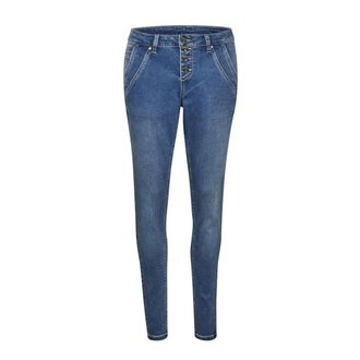 Cream Jeans in Rich Blue Denim - Slim Fit - - Jeans - Damen - Blau - W32