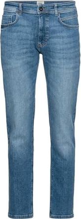 Camel Active Pantalon en Jean Stretch Houston pour Homme, Coupe Droite, Bleu Moyen, 40/30, Bleach Blue., 40W / 30L