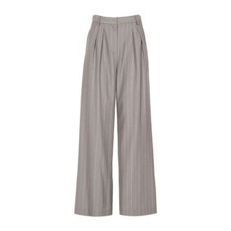 Simona Corsellini Wide Hosen - - Trousers - Damen - Grau - L