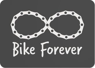 Fabulous Tischset mit Unterseite aus Kork, schwarz, f&uuml;r Fahrrad, Fahrrad, Mountainbike, Stra&szlig;e, gro&szlig;, 39,5 x 28,5 cm