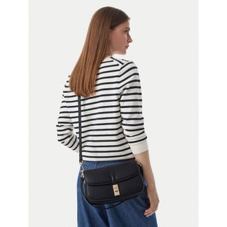 Tommy Hilfiger Handtasche Tommy Hilfiger Th Heritage Conv Crossover AW0AW19321 Schwarz