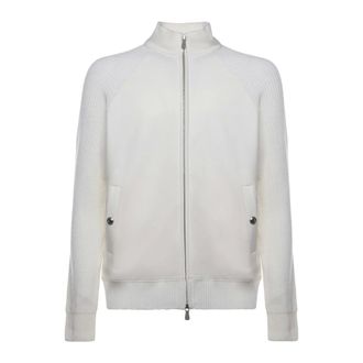 Eleventy Zip-through - Homme - Sweatshirts et sweats &agrave; capuche - Blanc - Taille: XL