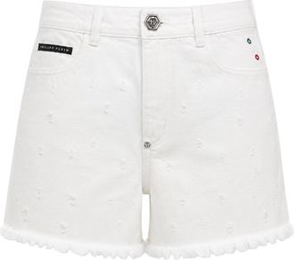 Philipp Plein Hotpants - Wei&szlig;