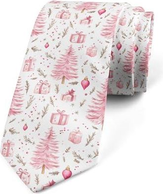 Generic Cravate Pour Hommes Roses Vert Blanc Classique Cravates Fine Cravate Pour &Eacute;v&eacute;nements L&Eacute;cole Accessoires