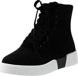 Generic Bottines montantes tendance pour femme - Chaussures d&eacute;contract&eacute;es - Chaussures de skate - Chaussures de rivi&egrave;re pour homme, Noir, 37.5 EU