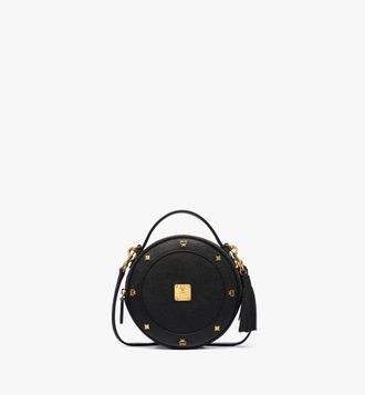 MCM Pina Tamburin-Tasche aus Kalbsleder mit Nieten