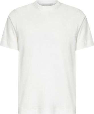 D4.0 Homme, Tops, Blanc, Taille: 4XL T-shirt &agrave; Manches Courtes et Col Rond