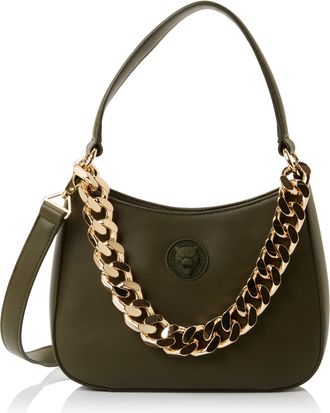 Plein Sport Unisex HOBO Devon Handtasche, Forest