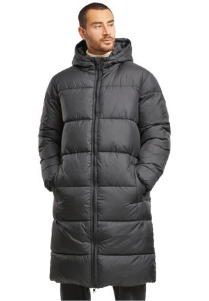 Urban Classics Mens Long Puffer Coat Black, 3XL