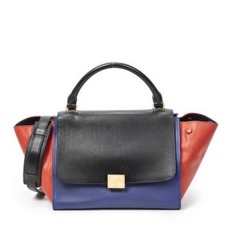 Celine Crossbody Bags - Small Tricolor Trapeze - Gr. unisize - in Blau - f&uuml;r Damen