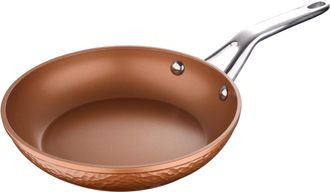 San Ignacio SAN Ignacio Origin - 16 cm Pfanne - Hergestellt in geschmiedetem Aluminium - Whitford Interieur - Au&szlig;enhitze -resistenter Farbe in Kupfer - Induktions