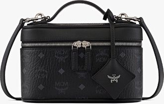 MCM Kosmetiktasche Aren aus Visetos-Leder-Mix