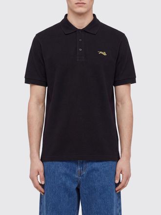 Kenzo Polo &agrave; manches courtes en coton avec patch logo