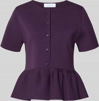 Rich & Royal Cardigan aus Viskose-Mix mit Sch&ouml;&szlig;chen