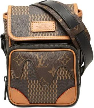 Louis Vuitton Sac bandouli&egrave;re vintage Pre-owned en toile - Femme - Pre-owned - Brun - Taille: ONE Size